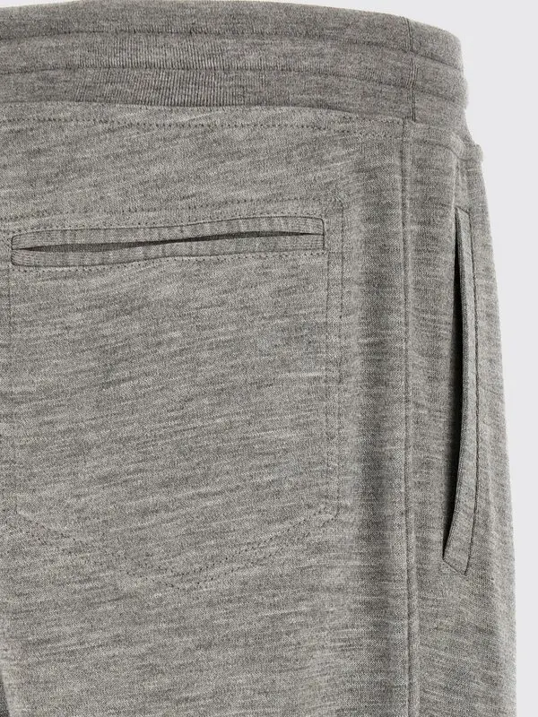 Brunello Cucinelli Slim Fit Cashmere And Silk Knit Jogger Trousers