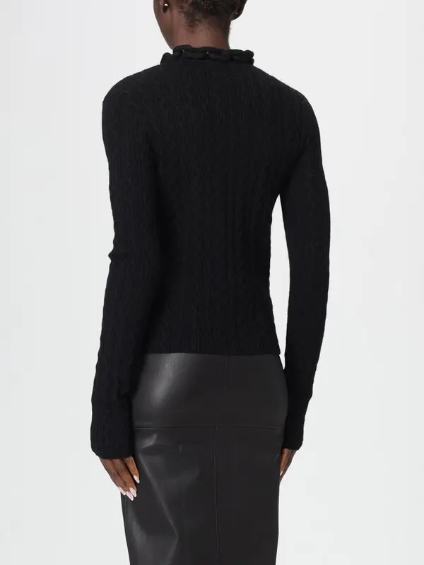 Rabanne Textured Knit Sweater - Black