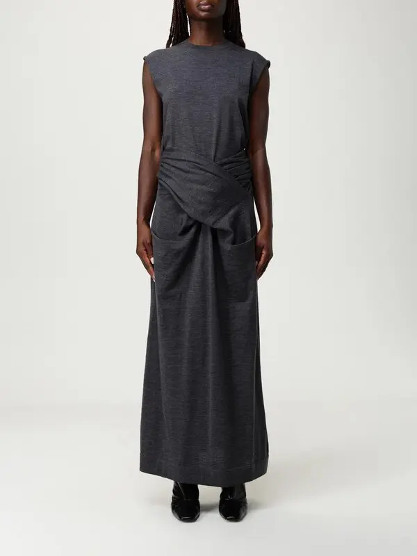 JIL SANDER Sleeveless Maxi Dress - Grey