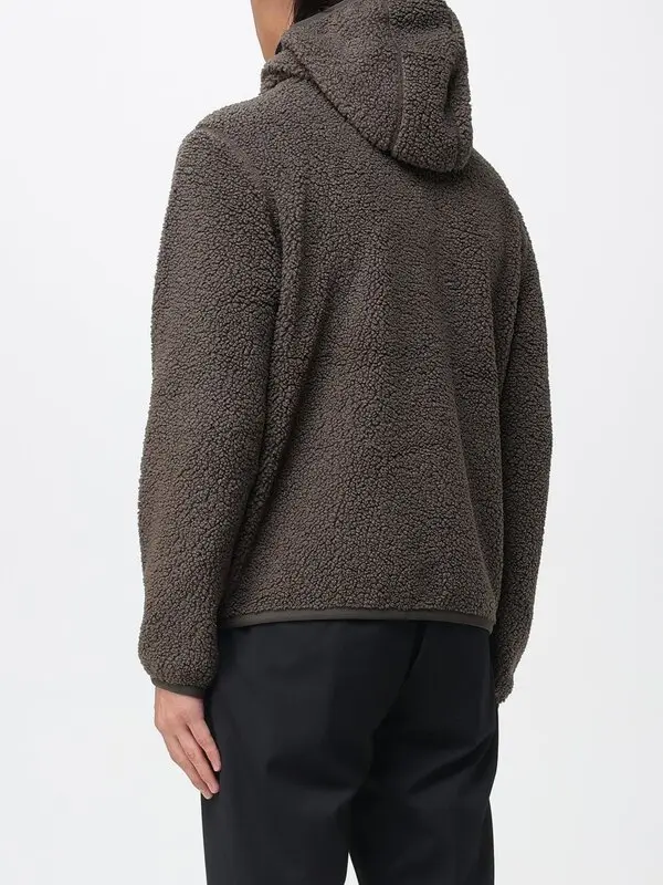 K-WAY Casual Zip-up Hooded Sweatshirt Crafted From Soft Sherpa Fleece