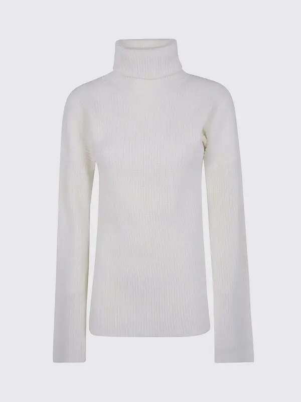 TOTEME Ribbed Turtleneck Sweater - Ecru