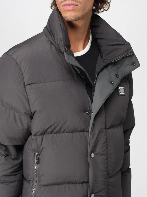 Dolce & Gabbana Quilted Puffer Jacket - Charcoal