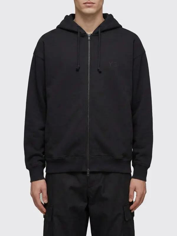 Y3 Full Zip Sweatshirt - Black