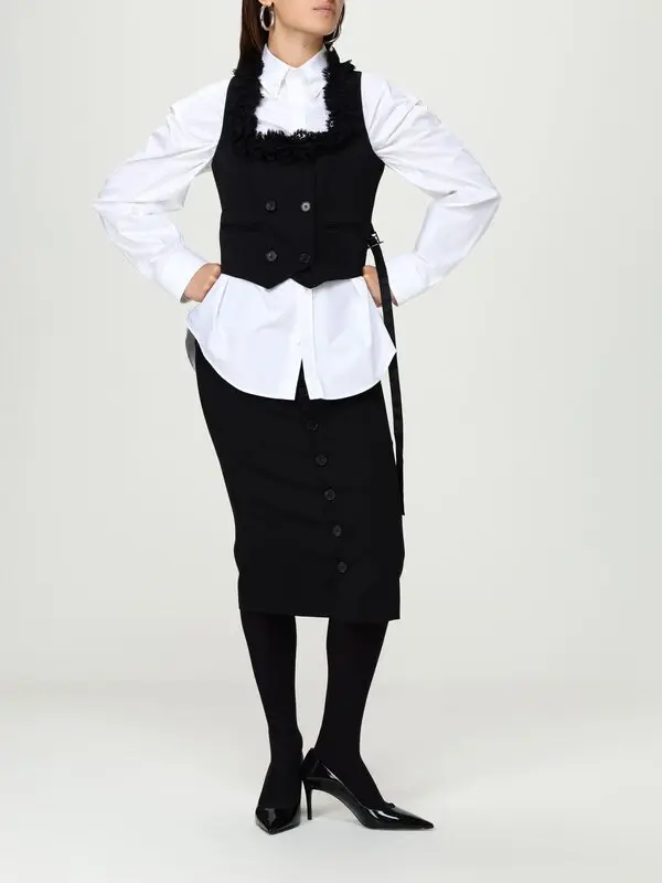 Alexander McQueen Button Detailed Skirt