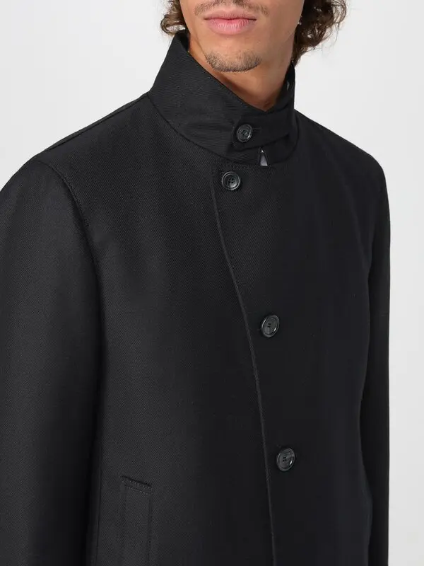 Tagliatore Tailored Coat - Black