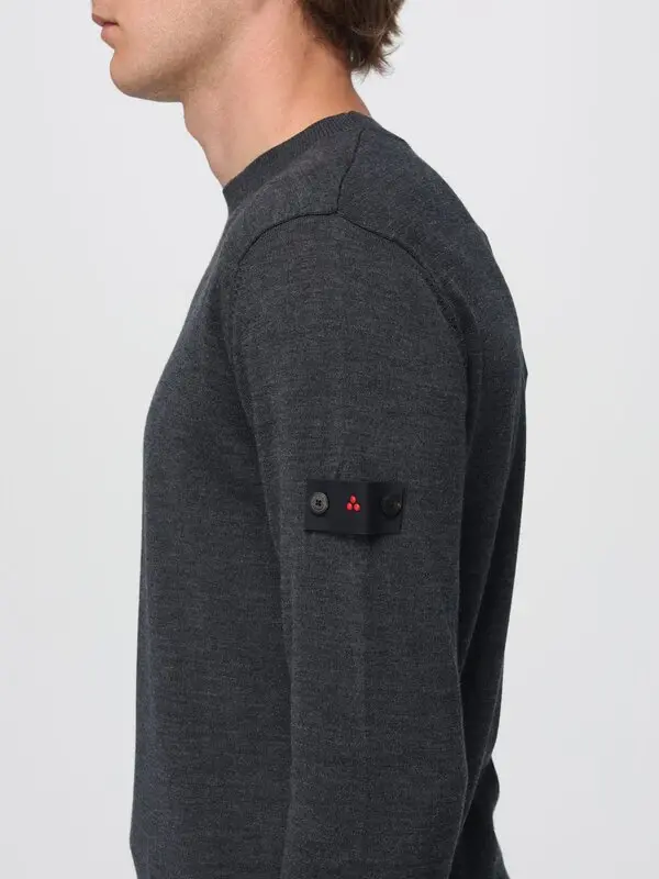 Peuterey Crew Neck Fine Knit Sweater - Grey