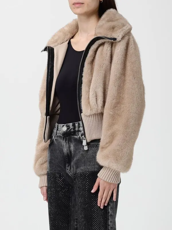 Pinko Fur Bomber Jacket