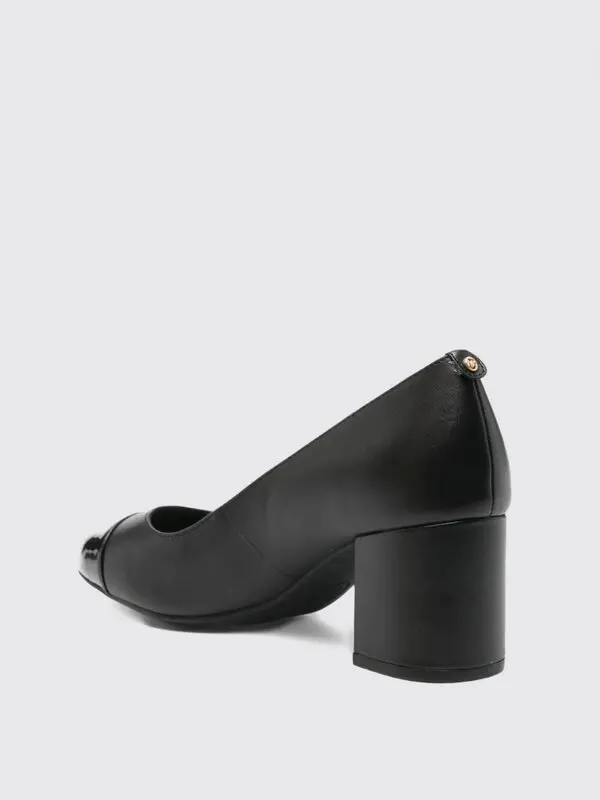 Michael Kors Leather Pumps With Block Heel