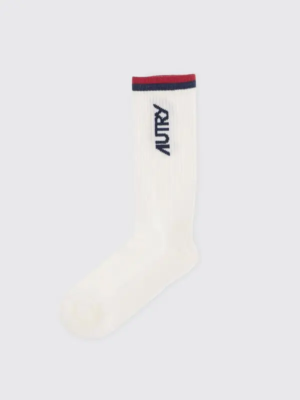 AUTRY Ribbed Socks - White 2