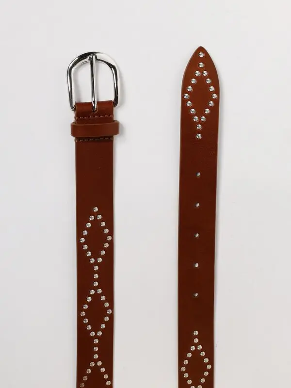 Isabel Marant Étoile Studded Leather Belt - Brown