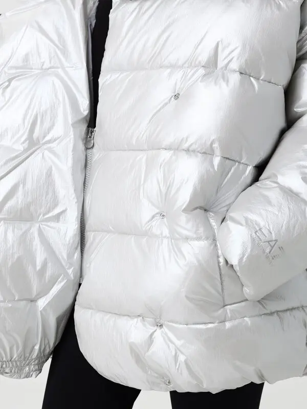 EA7 Quilted Belted Jacket