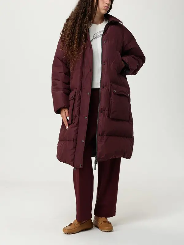 Brunello Cucinelli Quilted Jacket - Burgundy