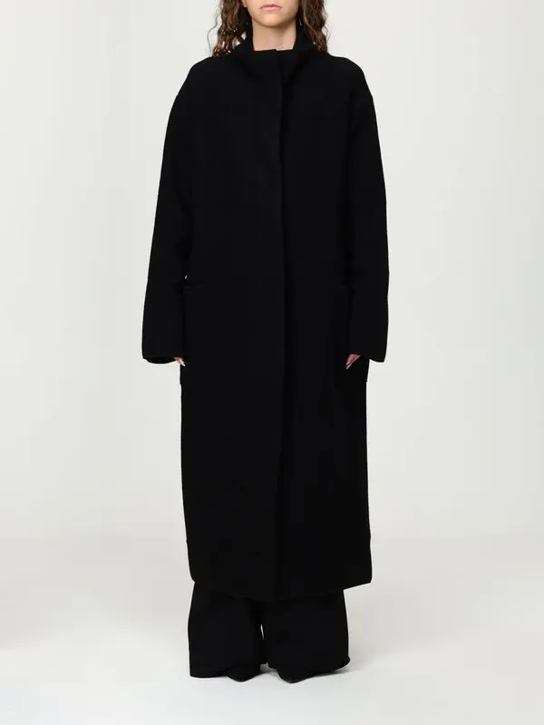 ジャケット・アウター special emporio Armani long coat Emporio Armani Long Coat - Black - 40% Off | Editorialist