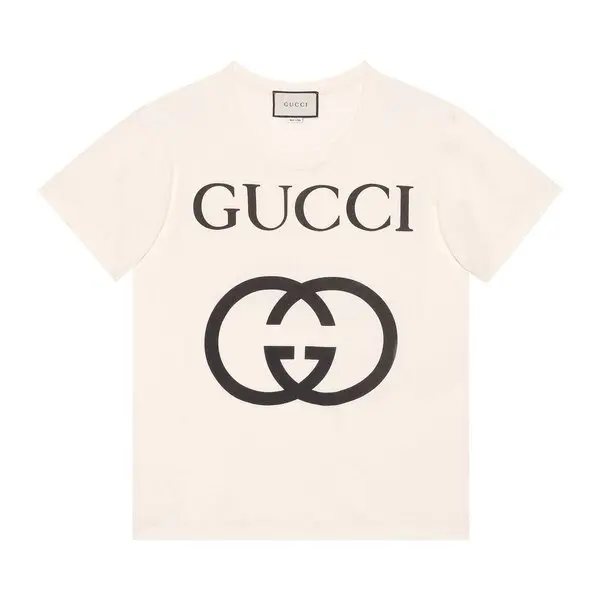 Gucci Oversize T-shirt With Interlocking G - White