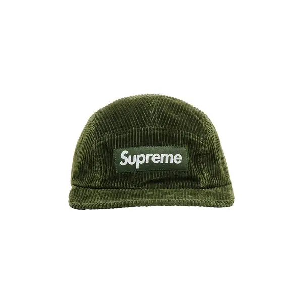 Supreme Corduroy Camp Cap - Green