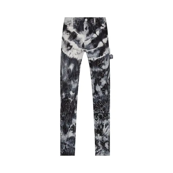 Amiri Cracked Tie Dye Carpenter Jean