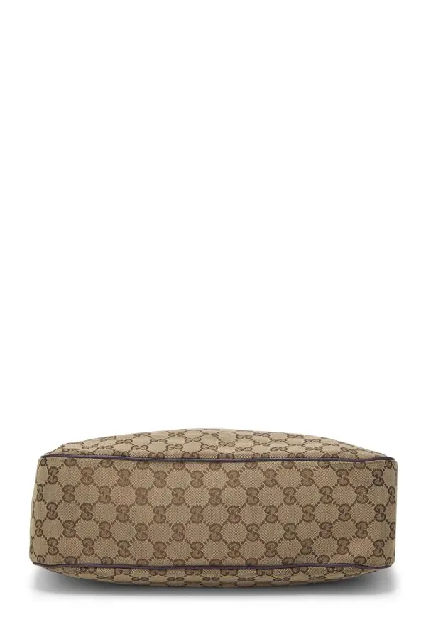 Gucci Original Gg Piston Lock Tote - Beige