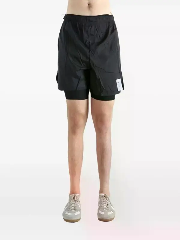 Satisfy Techsilk™ 8 Double-layer Shorts - Black
