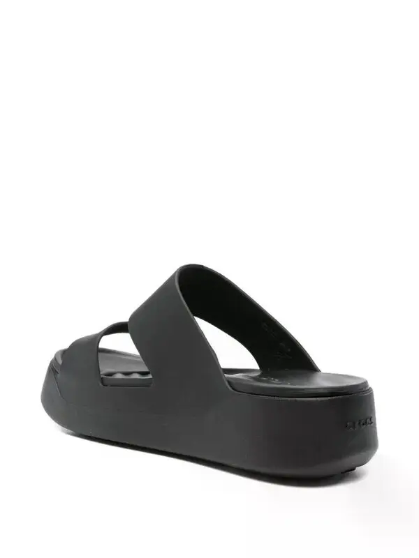 CROCS Platform Double-strap Slides
