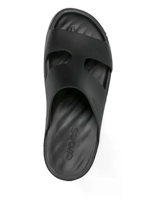 CROCS Platform Double-strap Slides
