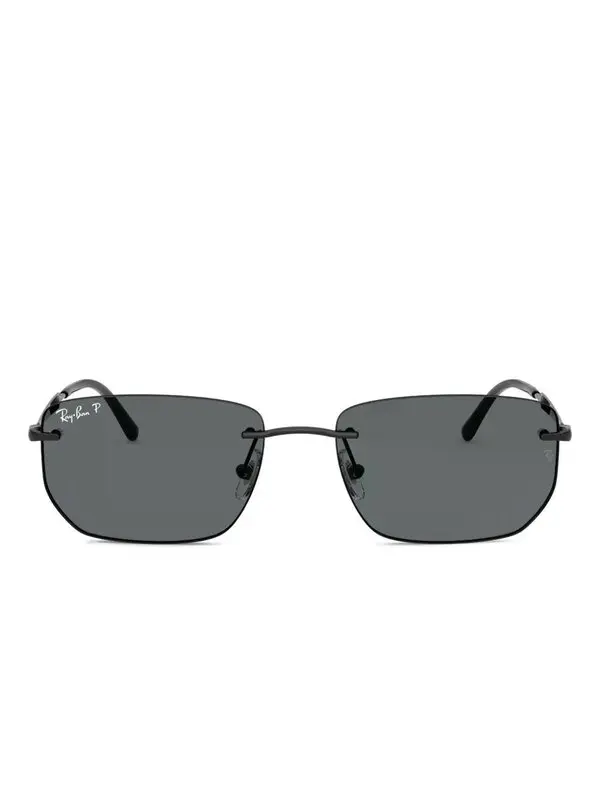 Ray-ban Rimless Rectangle Sunglasses - Black