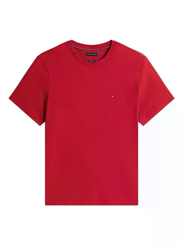 Tommy Hilfiger Embroidered Flag T-shirt - Red