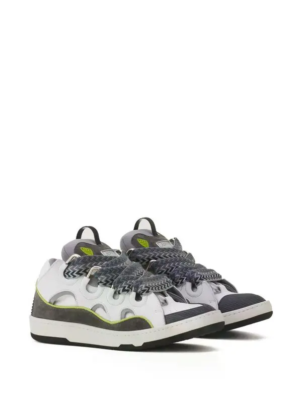 LANVIN Curb Perforated Sneakers
