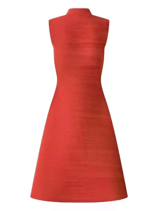 knee length dresses for ladies Grey & Gold-Toned Mandarin Collar Maternity Cotton Midi Dress  Trendphoria