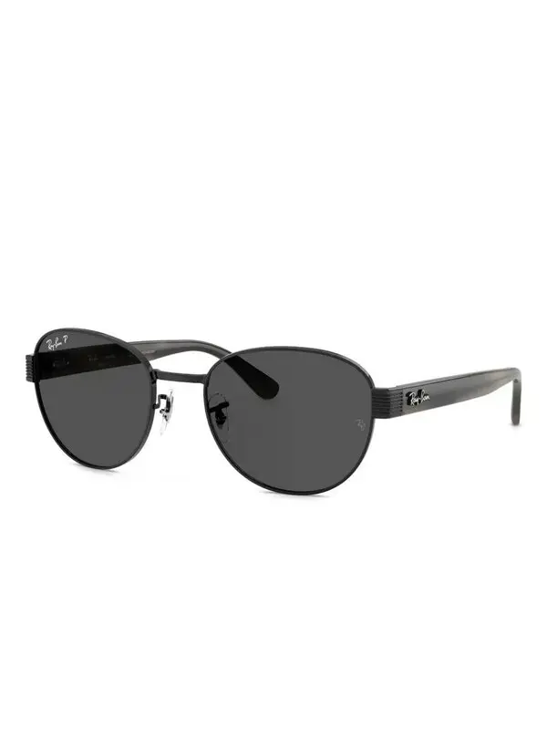 Ray-ban Chromance Round-frame Tinted Sunglasses