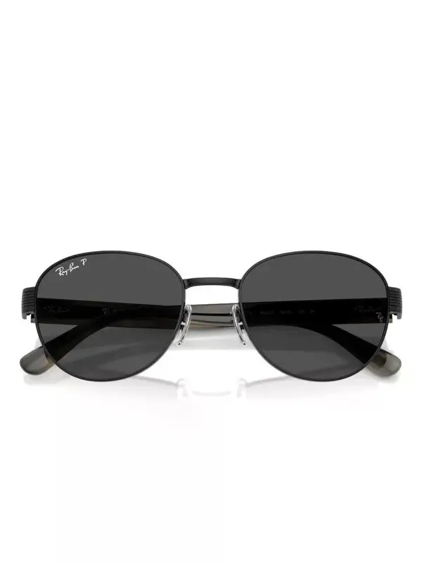 Ray-ban Chromance Round-frame Tinted Sunglasses