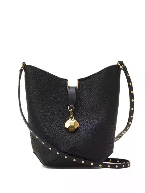 LANVIN Studded Leather Bucket Bag