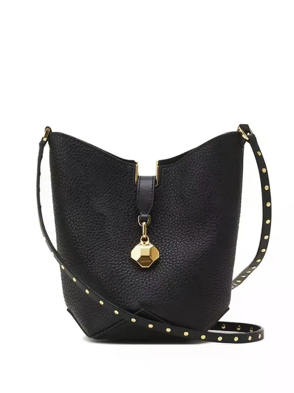 LANVIN Studded Leather Bucket Bag
