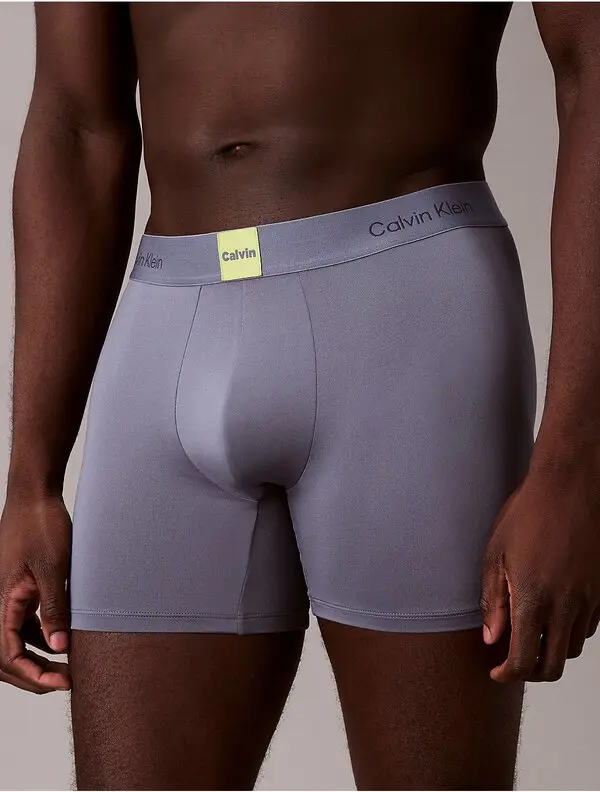 Calvin Klein Icon Logo Graphic Boxer Brief - Metro Grey