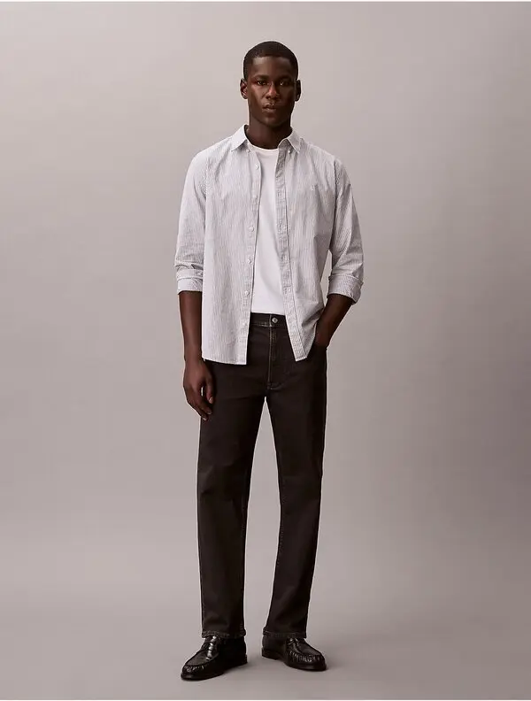 Calvin Klein Tapered Ankle Length Jeans - Midnight Oil