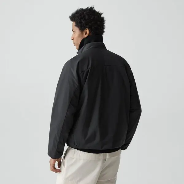 Theory Stand Collar Jacket In Motion Nylon
