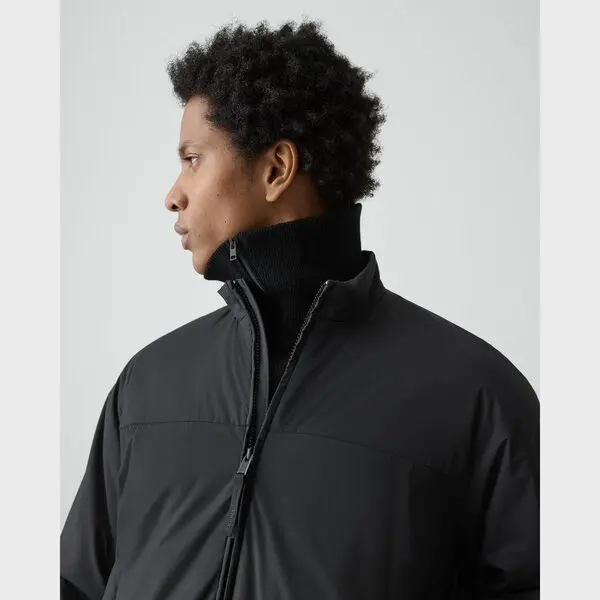 Theory Stand Collar Jacket In Motion Nylon