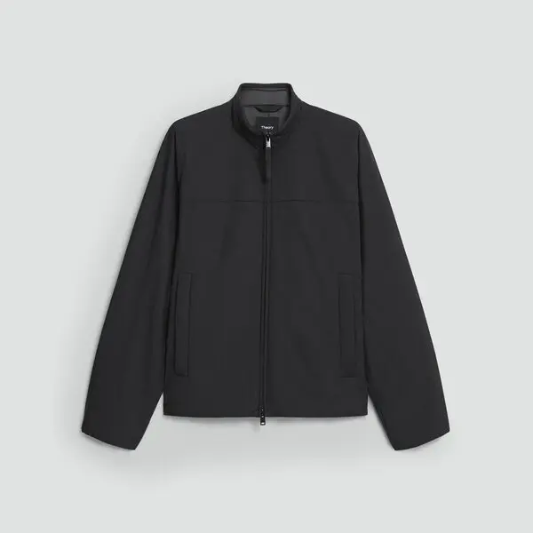 Theory Stand Collar Jacket In Motion Nylon