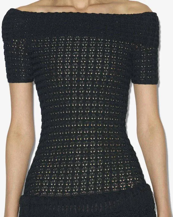 Isabel Marant Étoile Charlotte Crochet Mini Dress