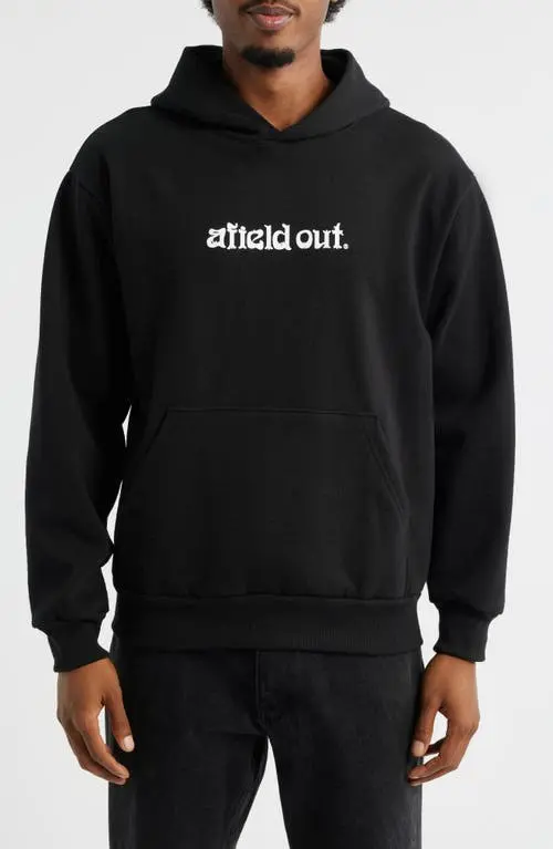 AFIELD OUT Cotton Fleece Graphic Hoodie
