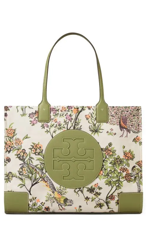 Tory Burch Ella Floral Print Tote - Winter Sage