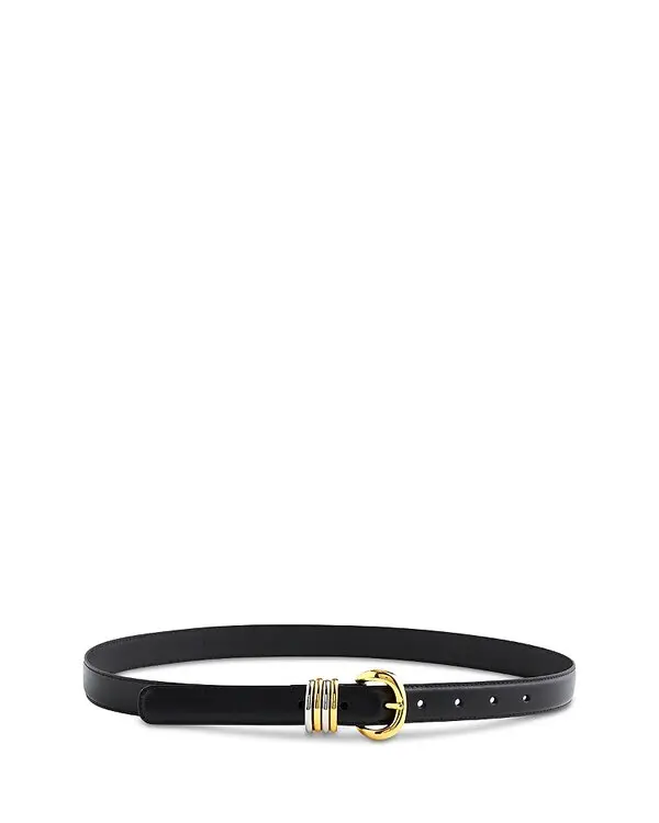 Madewell Mixed Metal Keeper Belt - True Black