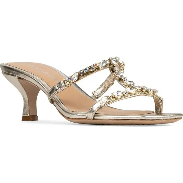 DONALD PLINER Heel Sandal - Platinum
