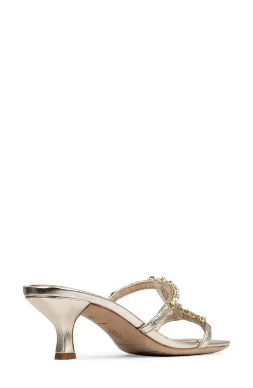 DONALD PLINER Heel Sandal - Platinum