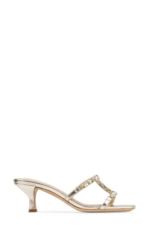 DONALD PLINER Heel Sandal - Platinum
