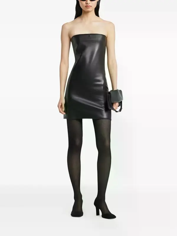 COURREGES Strapless Mini Dress