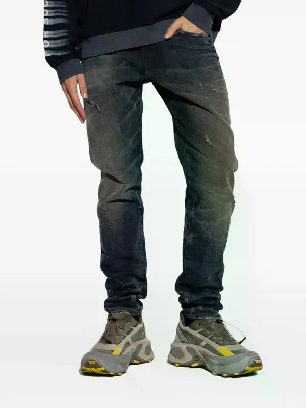 DIESEL® Faded Distressed Jeans