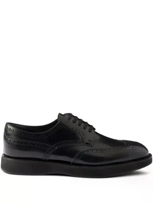 Prada Leather Derby Shoes
