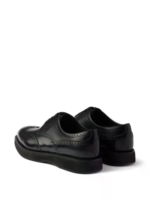 Prada Leather Derby Shoes