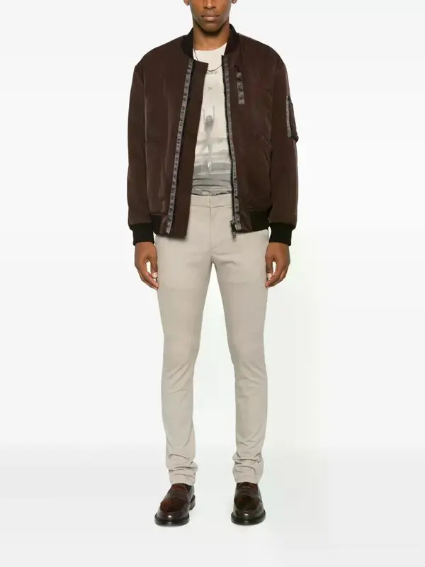 DONDUP Straight Leg Trousers - Neutrals