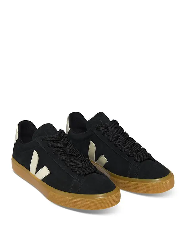 VEJA Campo Leather Sneakers - Black